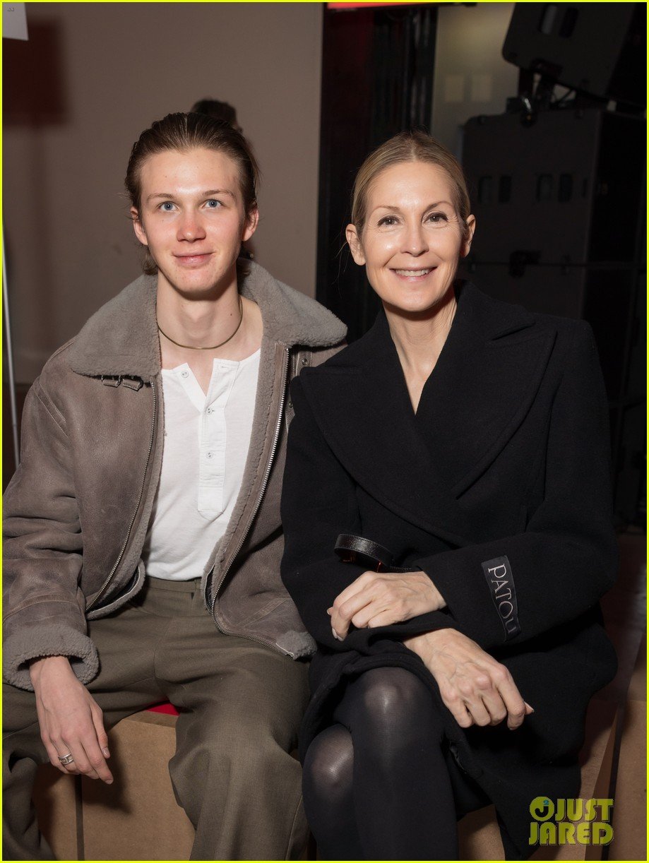 Kelly Rutherford is Joined by Son Hermés at Patou Fashion Show in Paris ...