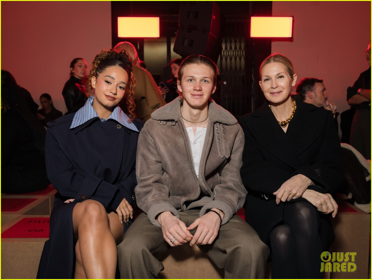 Kelly Rutherford is Joined by Son Hermés at Patou Fashion Show in Paris ...