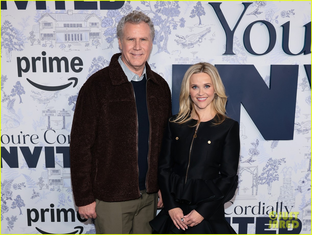 Reese Witherspoon & Will Ferrell Attend NYC Premiere of New Movie 'You're Cordially Invited ...