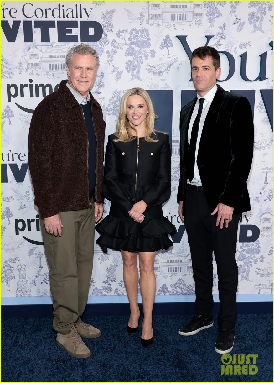 Reese Witherspoon & Will Ferrell Attend NYC Premiere of New Movie 'You're Cordially Invited ...