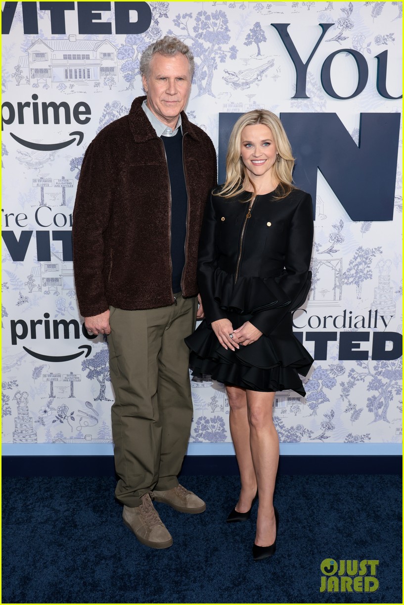 Reese Witherspoon & Will Ferrell Attend NYC Premiere of New Movie 'You're Cordially Invited ...
