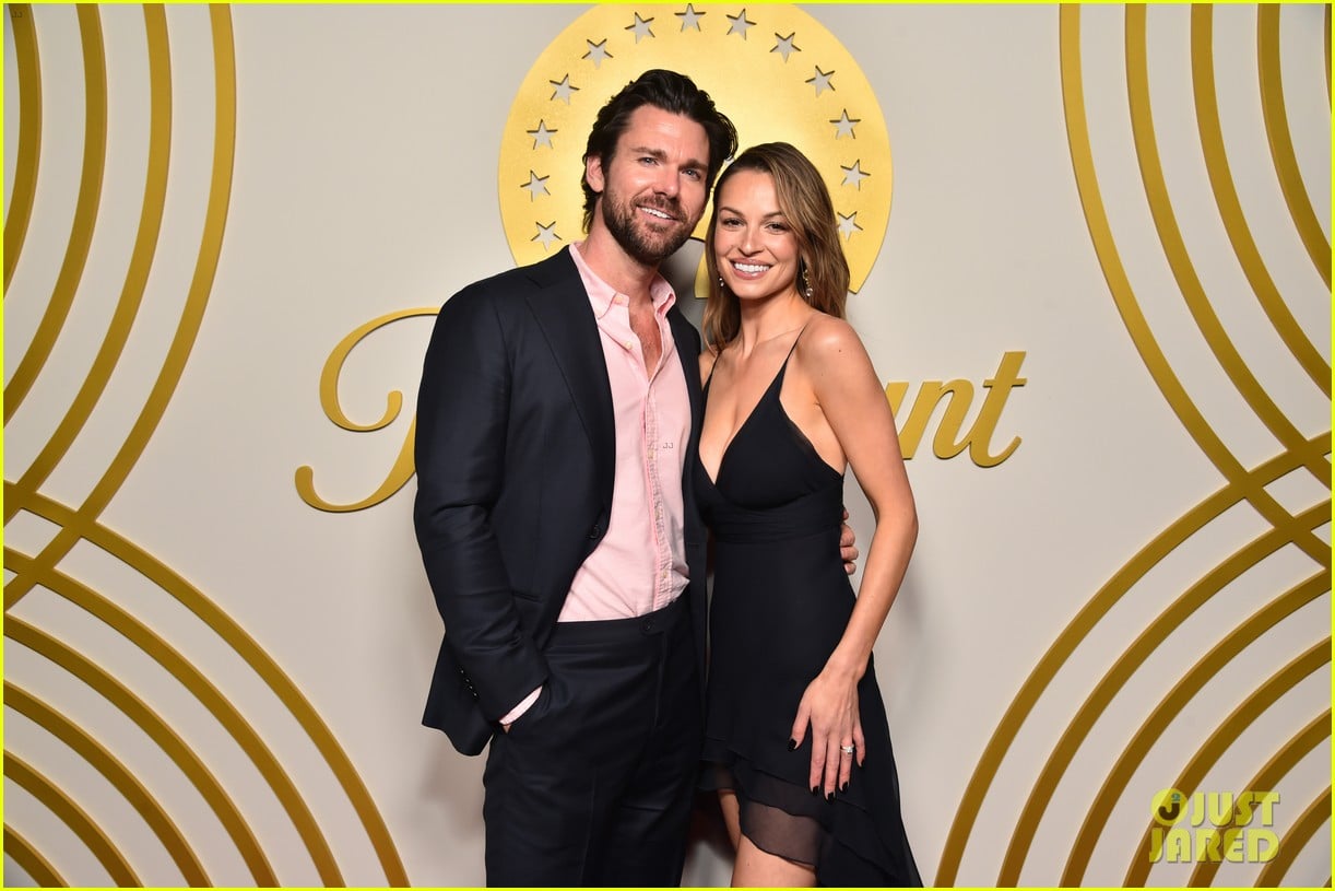 When Calls the Heart's Kevin McGarry Supports Wife Kayla Wallace at Pre-Golden Globes 2025 Event ...