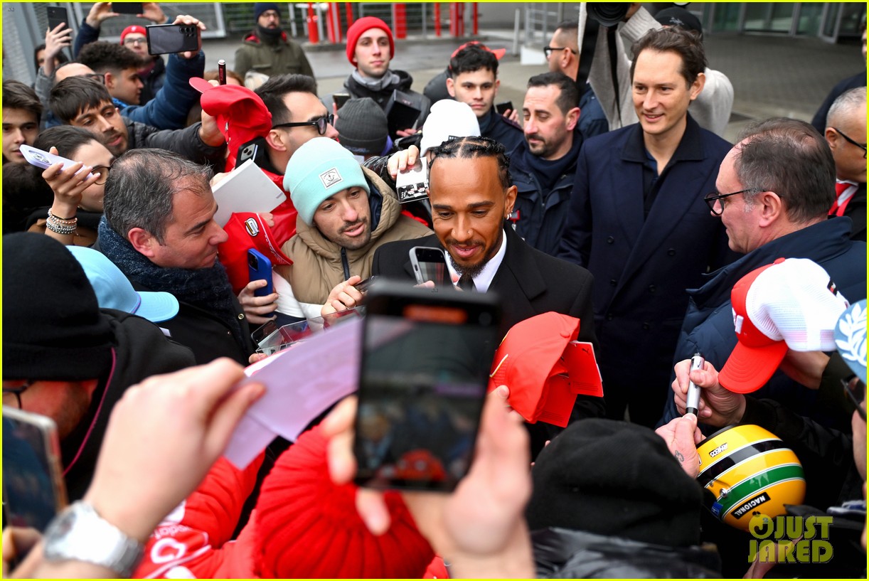 Lewis Hamilton Greets Tifosi On First Day as Ferrari Driver at Team's ...