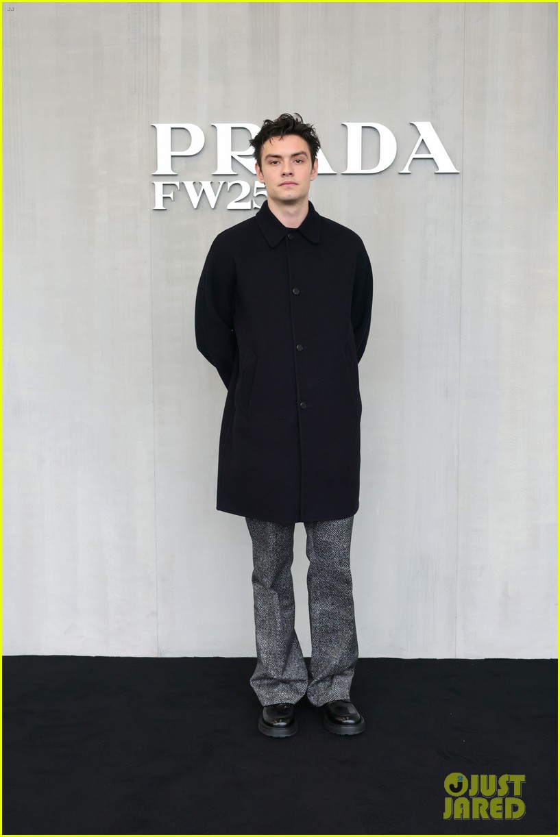 Marvel Stars Sebastian Stan & Joseph Quinn Meet Up at Prada Fashion ...