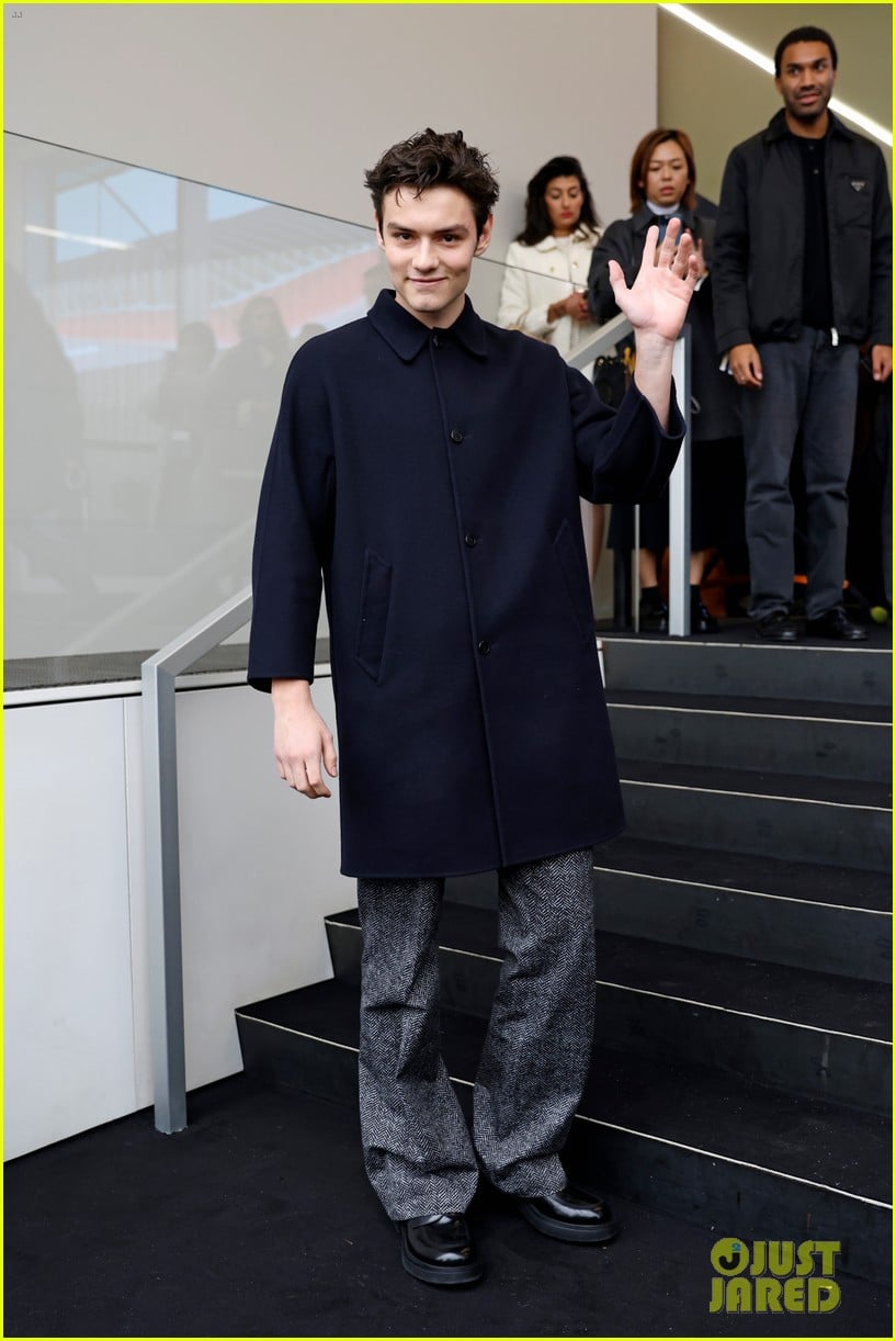 Marvel Stars Sebastian Stan & Joseph Quinn Meet Up at Prada Fashion ...