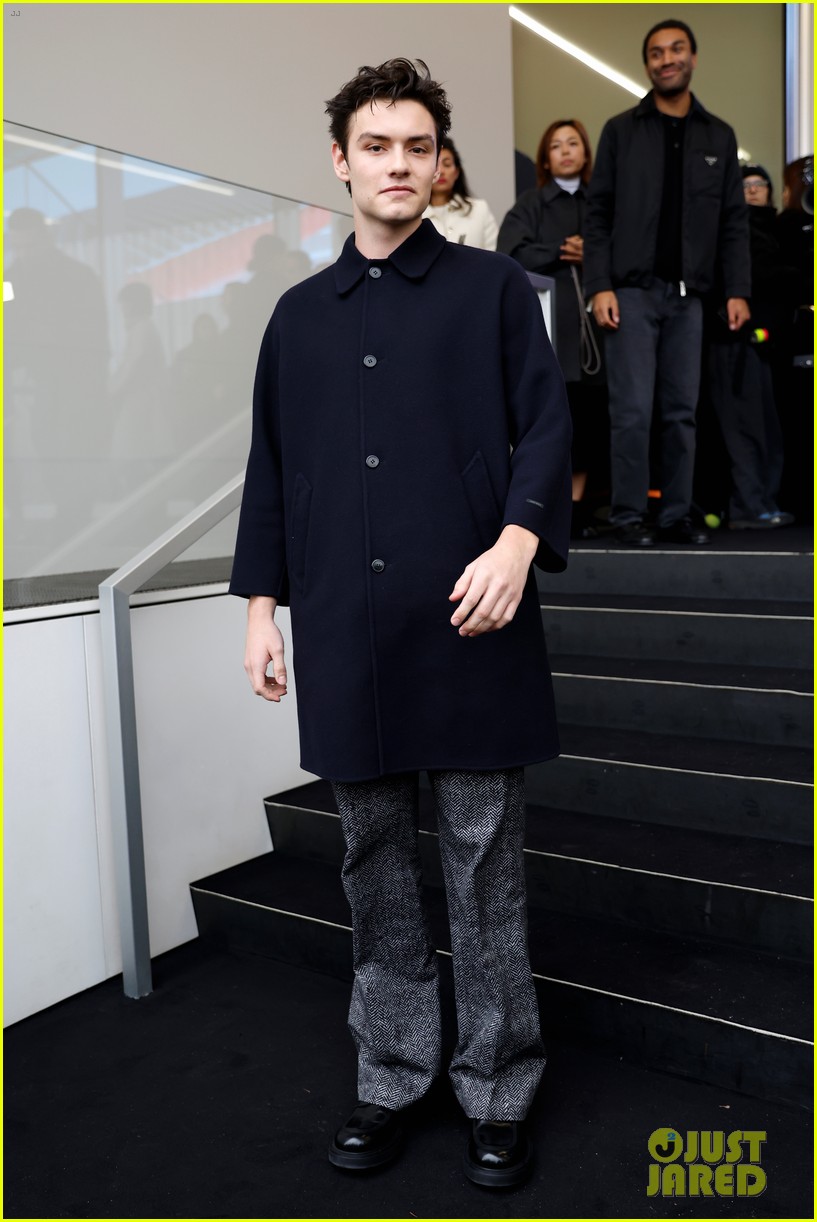 Marvel Stars Sebastian Stan & Joseph Quinn Meet Up at Prada Fashion ...