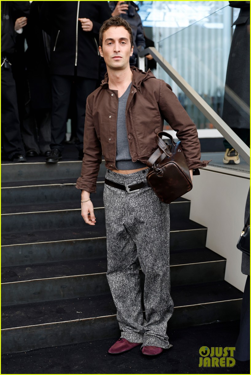 Marvel Stars Sebastian Stan & Joseph Quinn Meet Up at Prada Fashion ...