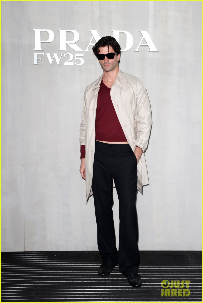 Marvel Stars Sebastian Stan & Joseph Quinn Meet Up at Prada Fashion ...