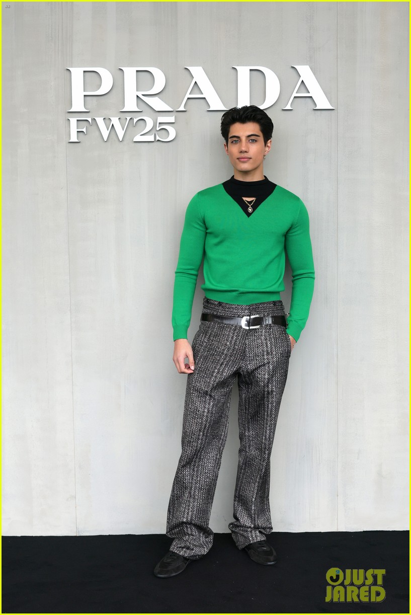 Marvel Stars Sebastian Stan & Joseph Quinn Meet Up at Prada Fashion ...