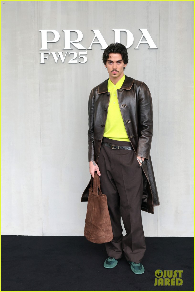 Marvel Stars Sebastian Stan & Joseph Quinn Meet Up at Prada Fashion ...