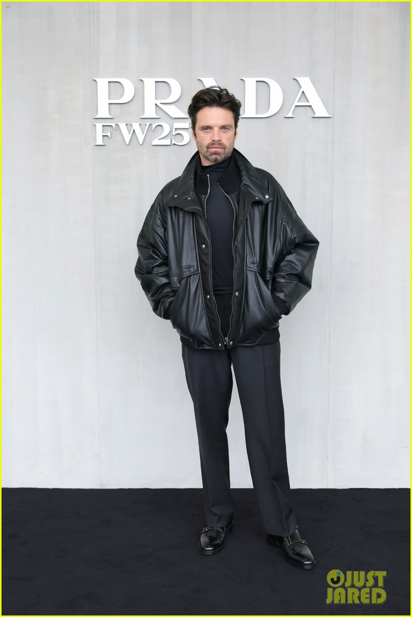 Marvel Stars Sebastian Stan & Joseph Quinn Meet Up at Prada Fashion ...