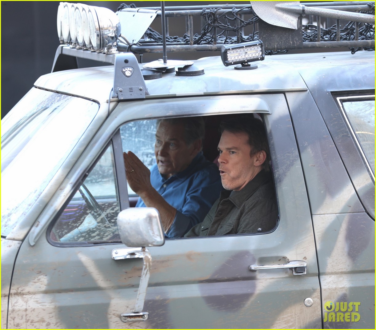 Michael C. Hall & Jack Alcott Spotted Filming 'Dexter: Resurrection' Revival Series in New York ...