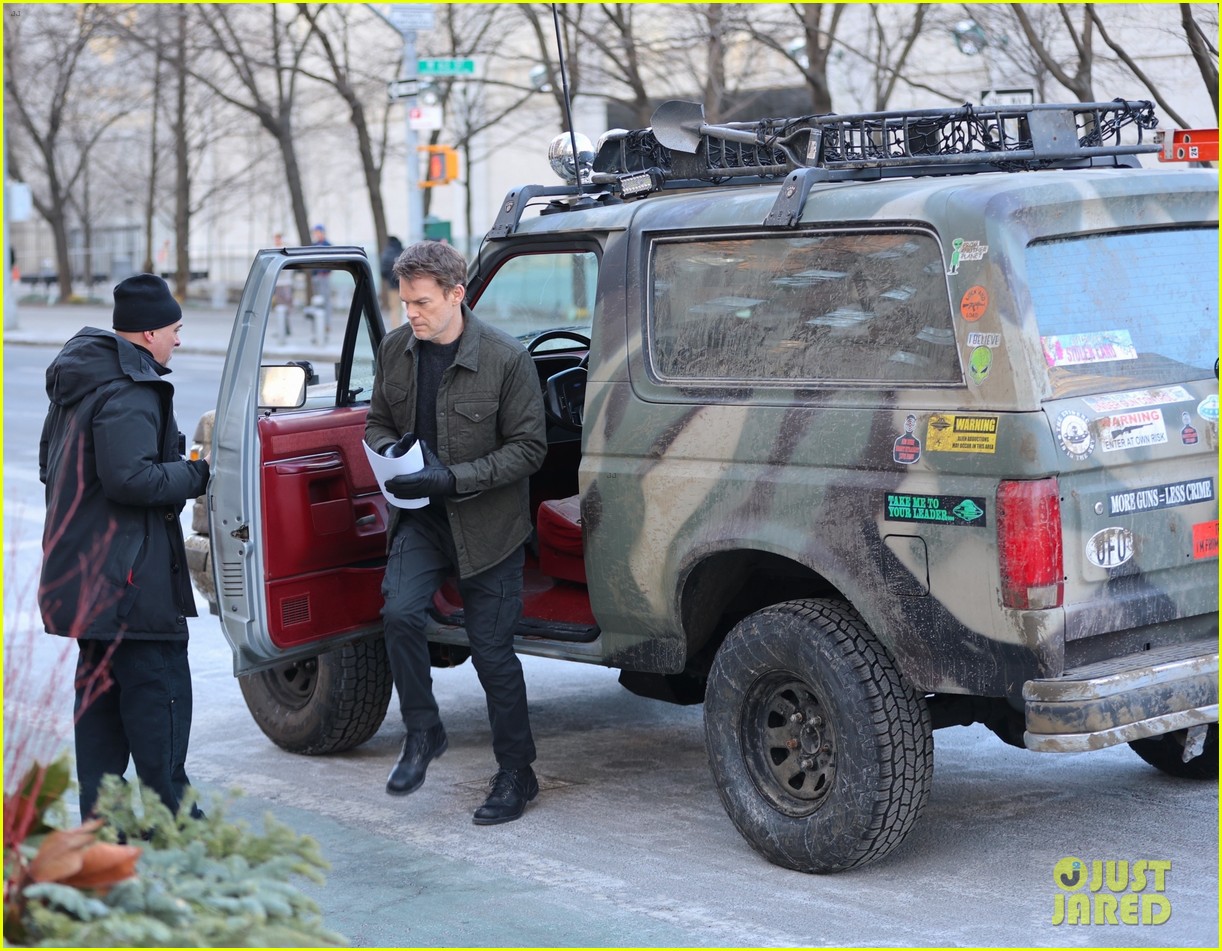 Michael C. Hall & Jack Alcott Spotted Filming 'Dexter: Resurrection ...