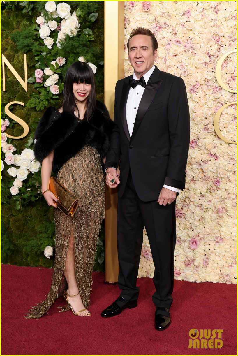 Nicolas Cage & Wife Riko Shibata Have a Date Night at Golden Globes ...