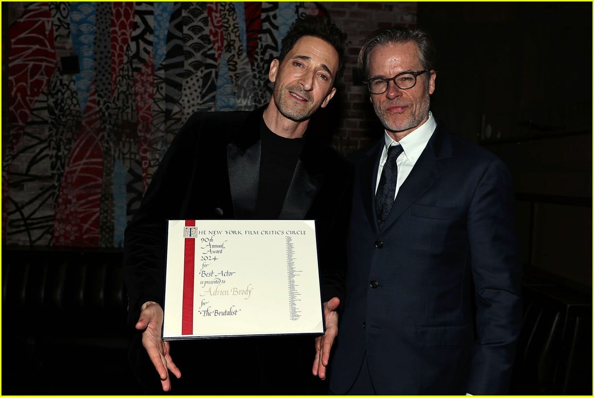 Robert Pattinson Honors 'The Brutalist' Team at NYFCC Awards as Adrien ...