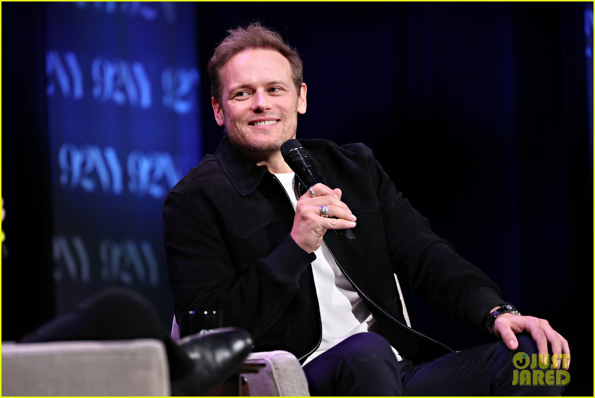 Sam Heughan Charms During 'In Conversation' Interview Ahead of New ...