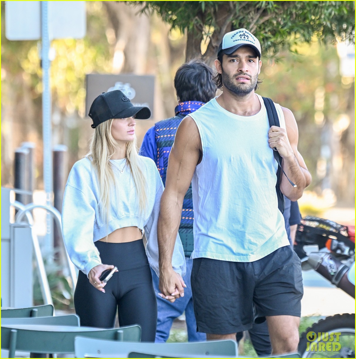 Sam Asghari & New Girlfriend Brooke Irvine Spotted Holding Hands En ...