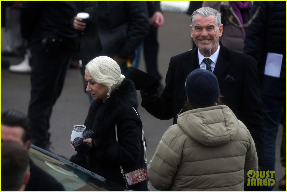 Tom Hardy, Pierce Brosnan & Helen Mirren Film Funeral Scene For New Guy ...