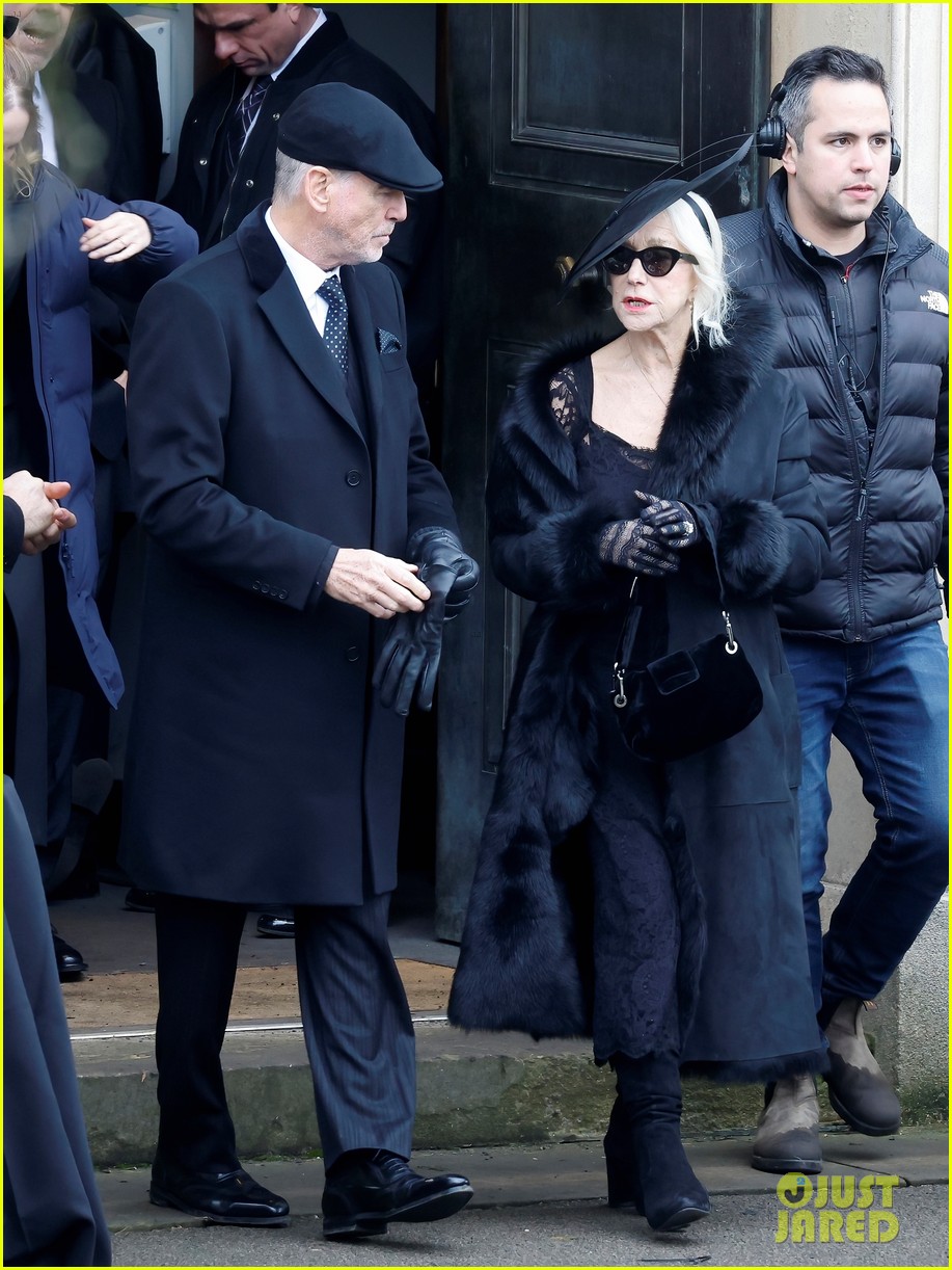 Tom Hardy, Pierce Brosnan & Helen Mirren Film Funeral Scene For New Guy ...