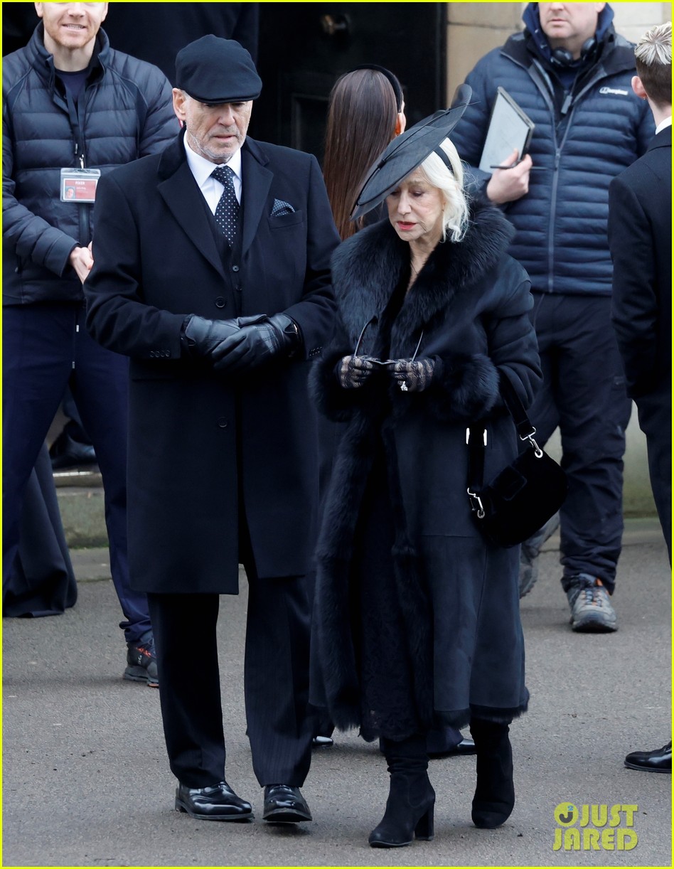 Tom Hardy, Pierce Brosnan & Helen Mirren Film Funeral Scene For New Guy ...