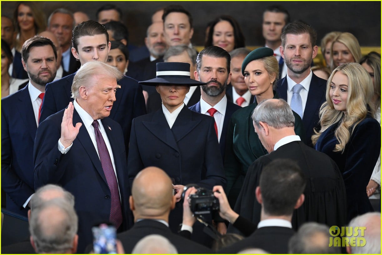 Donald Trump is Sworn Into Office During Inauguration, is Officially ...