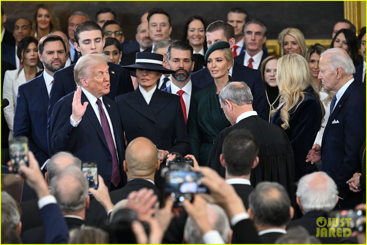 Donald Trump is Sworn Into Office During Inauguration, is Officially ...