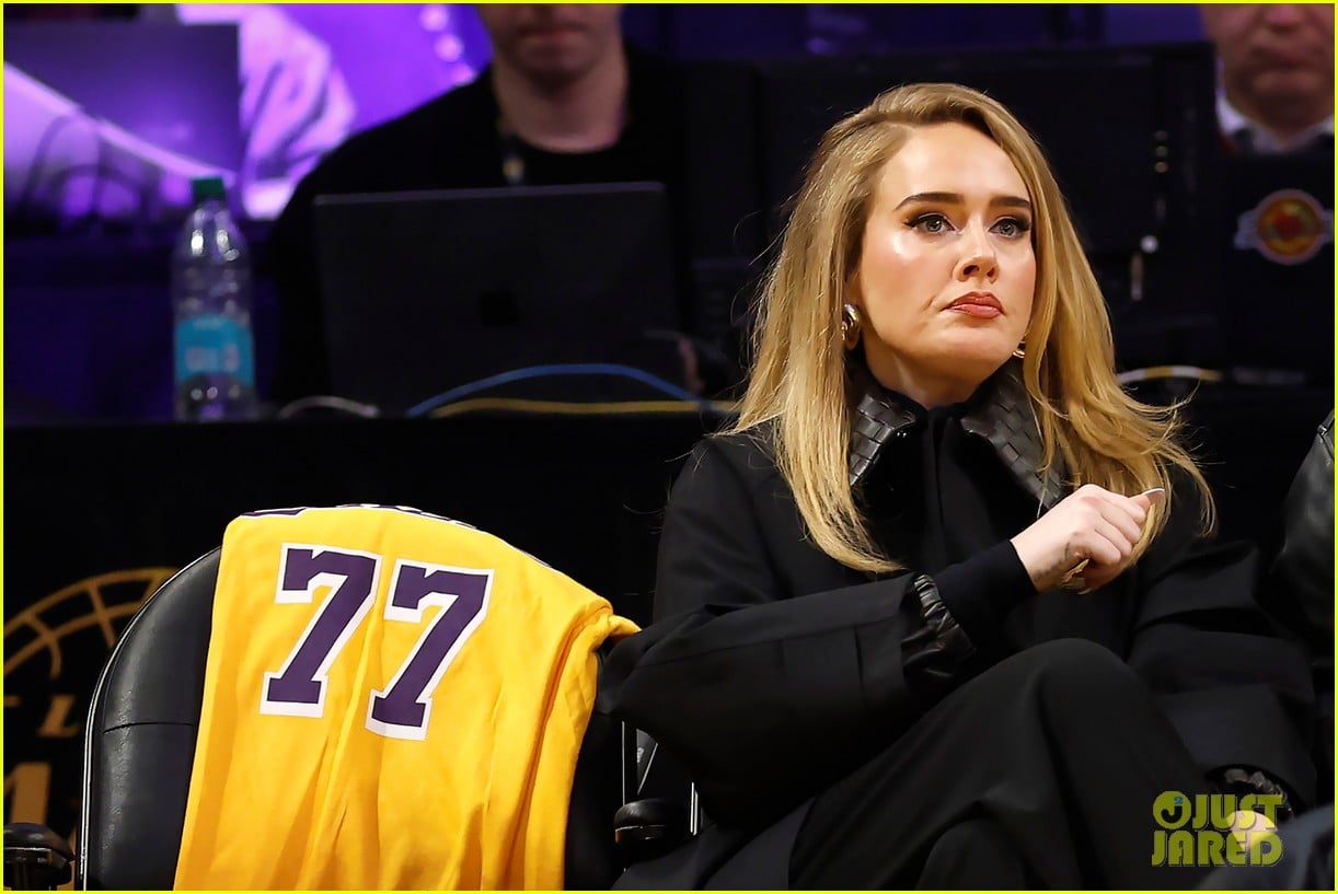 Adele Makes Rare Appearance with Rich Paul to Watch Luka Dončić's Lakers Debut: Photo 5125081 ...