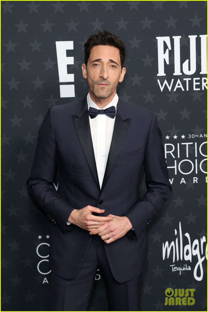 Adrien Brody Joined by Partner Georgina Chapman at Critics Choice ...
