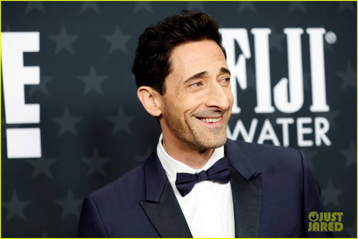 Adrien Brody Joined by Partner Georgina Chapman at Critics Choice ...