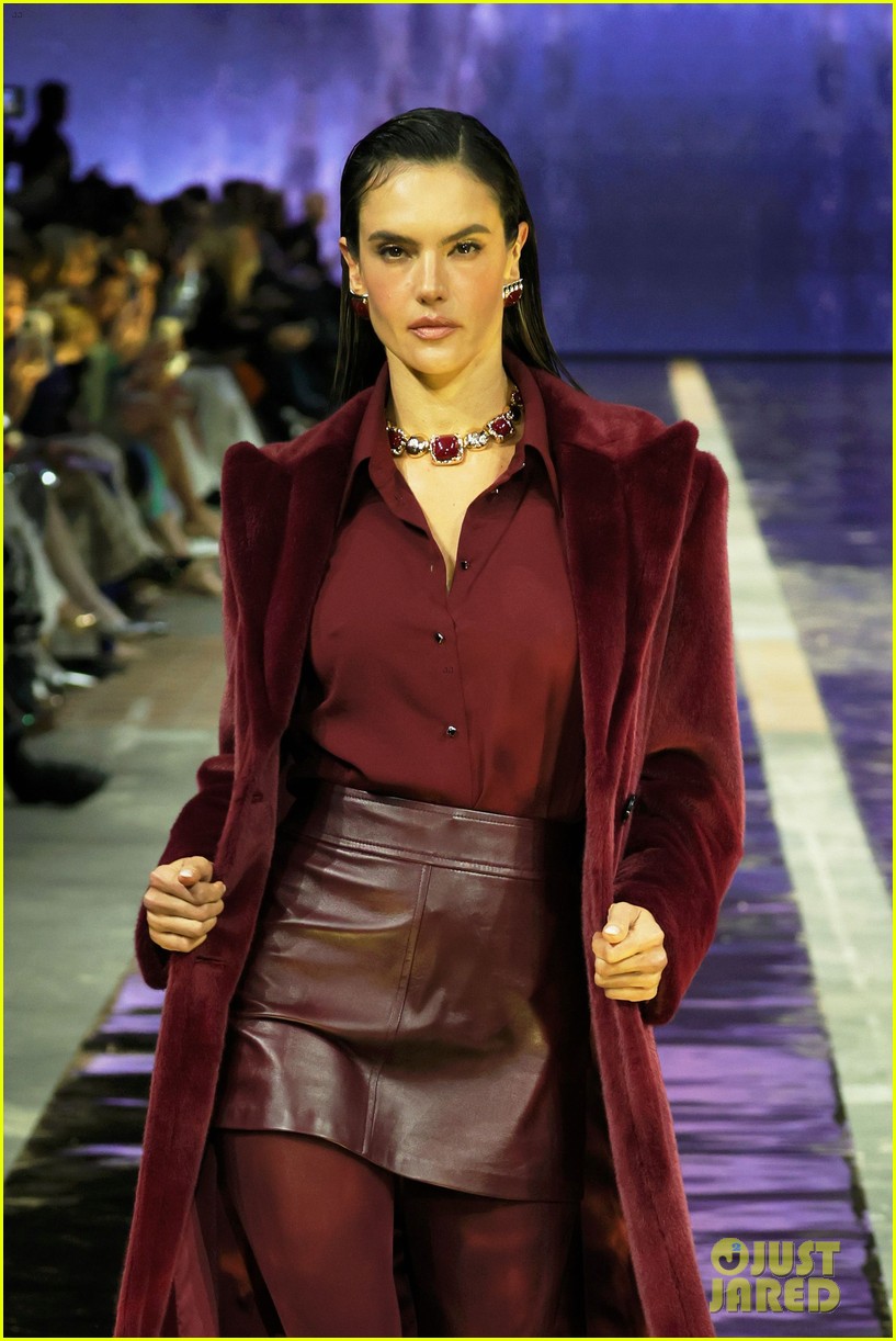 Alessandra Ambrosio Opens & Closes Marc Cain Fashion Show During Berlin ...