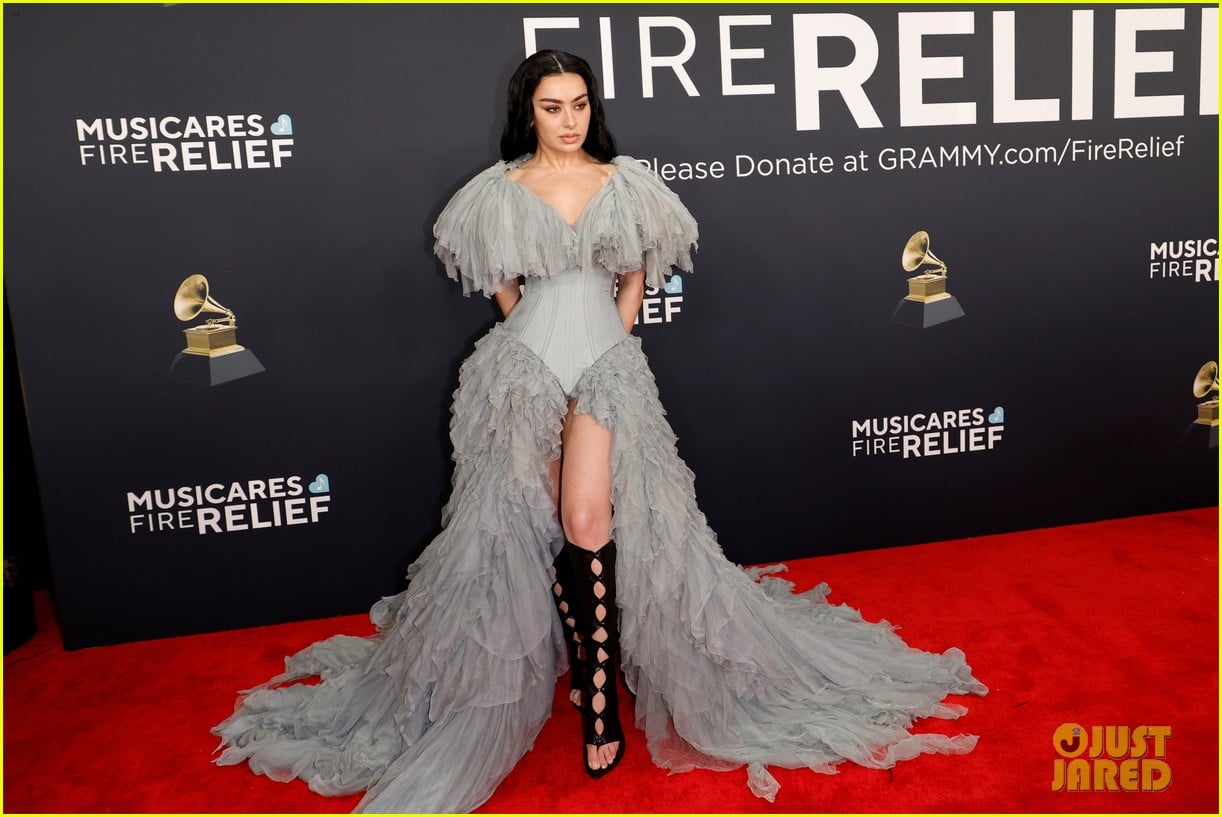 Charli xcx Arrives at Grammys 2025 in Fresh Off the Runway Jean Paul Gaultier After Winning Her ...