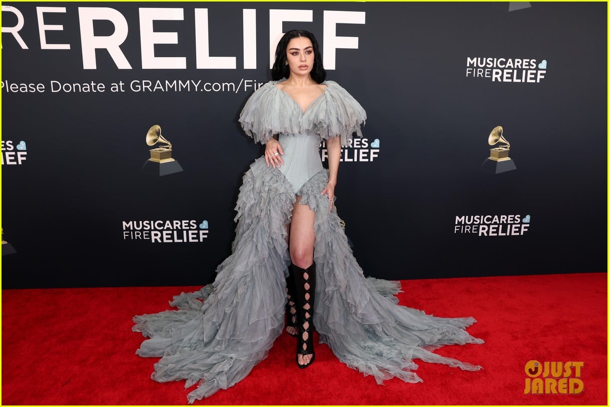 Charli xcx Arrives at Grammys 2025 in Fresh Off the Runway Jean Paul Gaultier After Winning Her ...