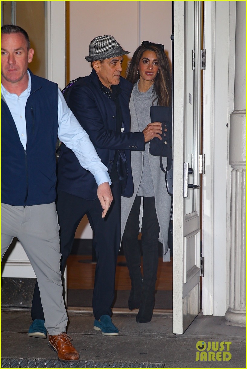 George & Amal Clooney Enjoy Night Out in NYC After He Comments on Age ...