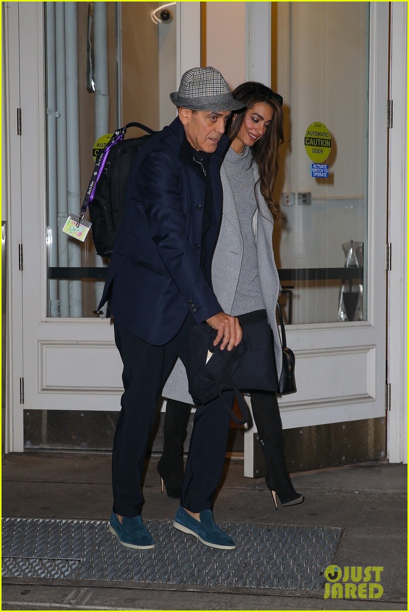George & Amal Clooney Enjoy Night Out in NYC After He Comments on Age ...