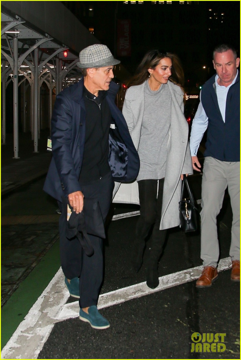 George & Amal Clooney Enjoy Night Out in NYC After He Comments on Age ...