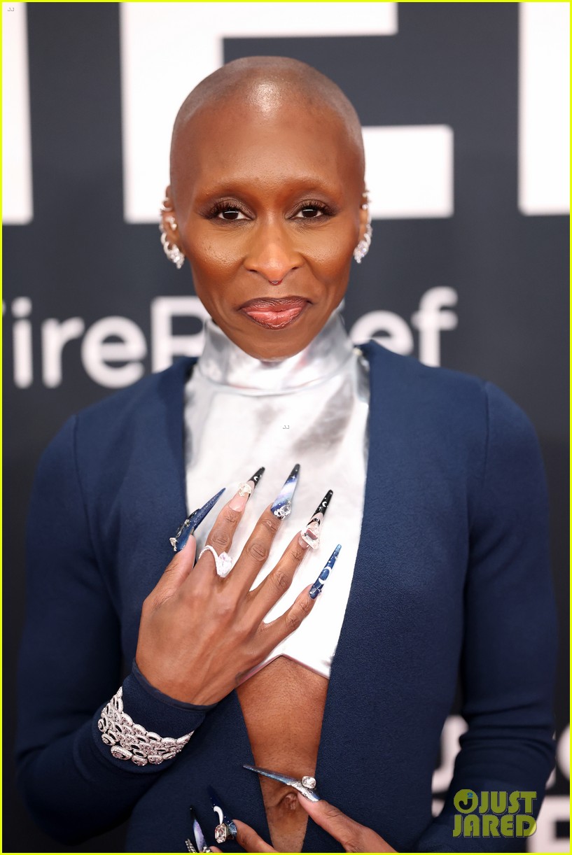 Cynthia Erivo Wears Massive Ring on That Finger While Attending Grammys ...