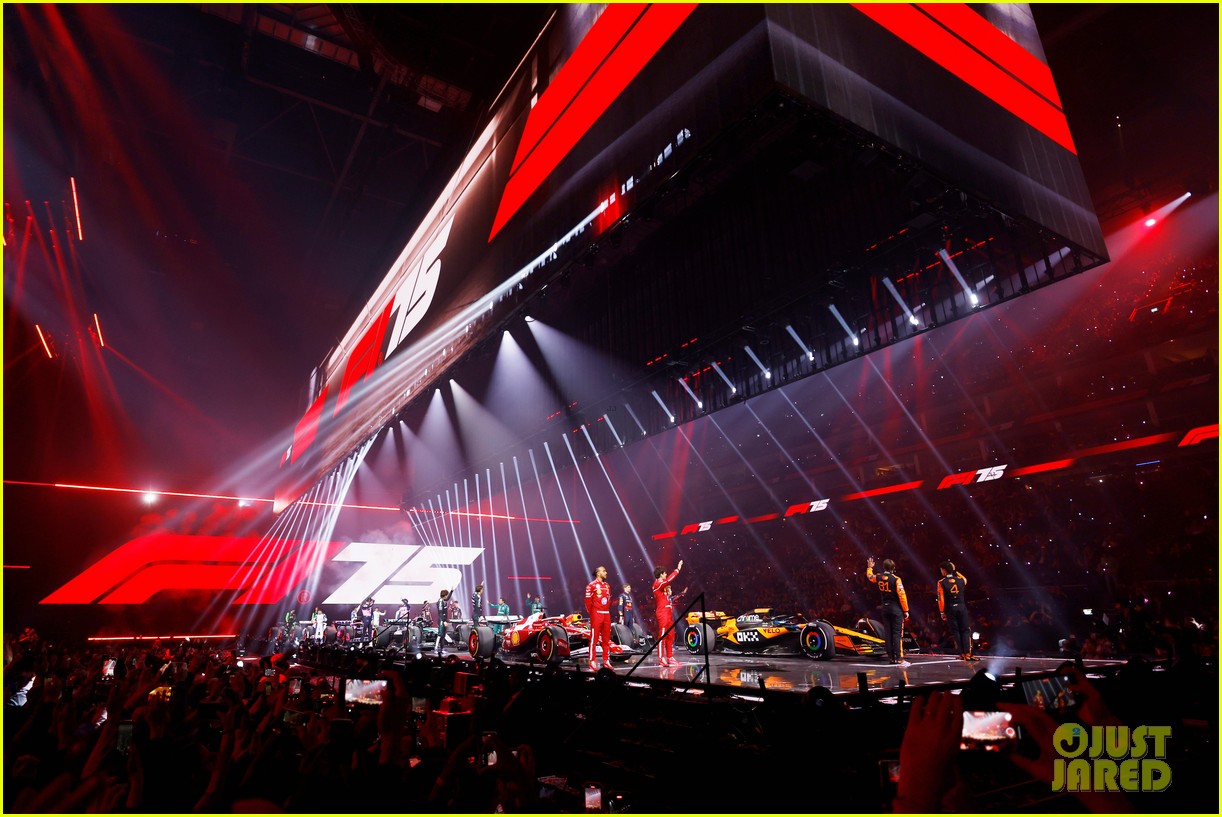 Photo: formula 1 stars more attend f175 live 2025 livery launch event ...
