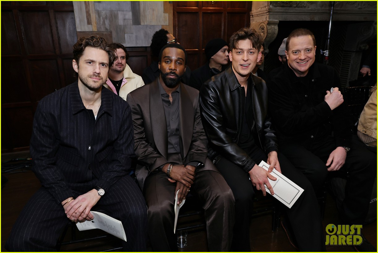 Brendan Fraser Watches Son Holden, 20, Walk the Runway in Todd Snyder's ...