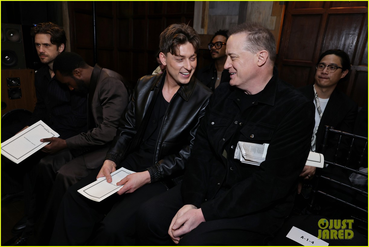 Brendan Fraser Watches Son Holden, 20, Walk the Runway in Todd Snyder's ...