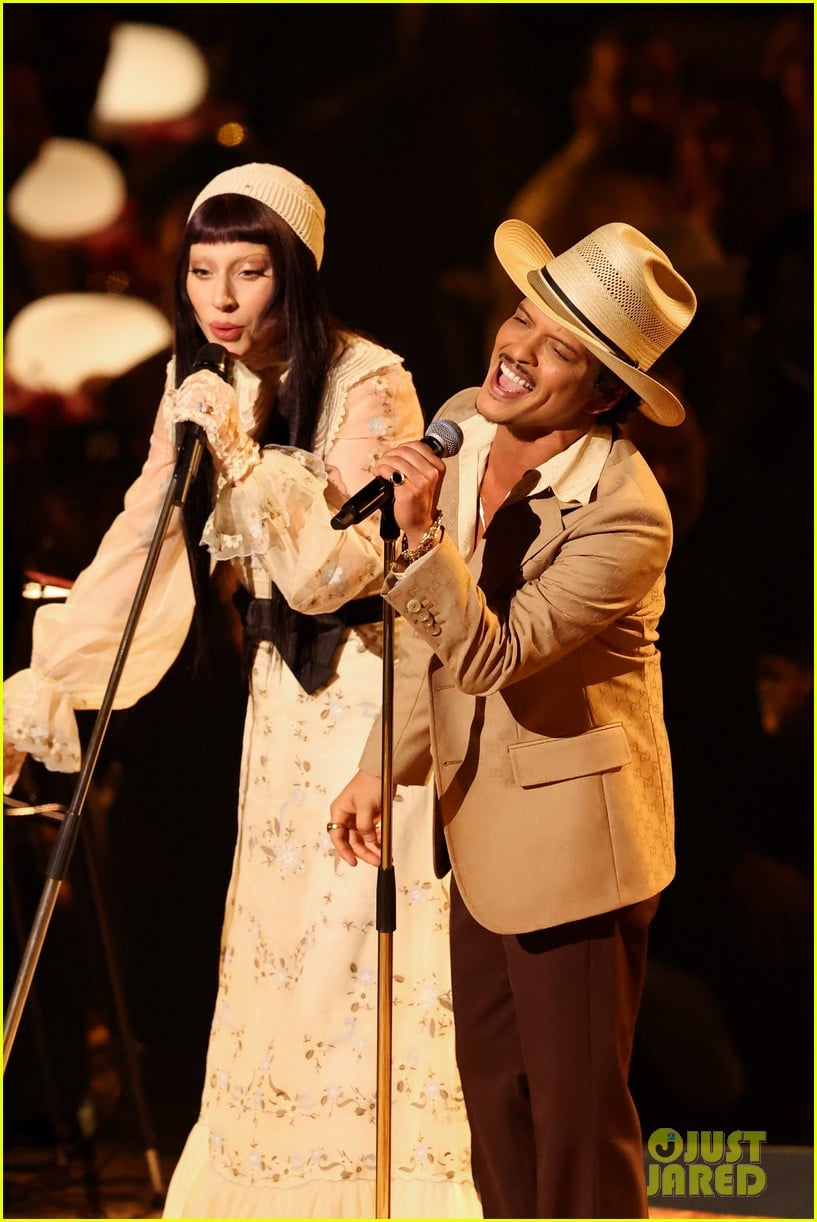 Lady Gaga & Bruno Mars Cover 'California Dreamin'' in L.A. Fires Tribute at Grammys 2025 - Watch ...