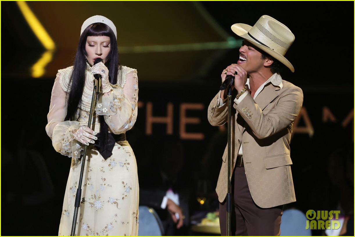 Lady Gaga & Bruno Mars Cover 'California Dreamin'' in L.A. Fires Tribute at Grammys 2025 - Watch ...