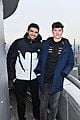 Haas F1 Drivers Oliver Bearman & Esteban Ocon Visit Empire State Building Ahead of 2025 Season ...