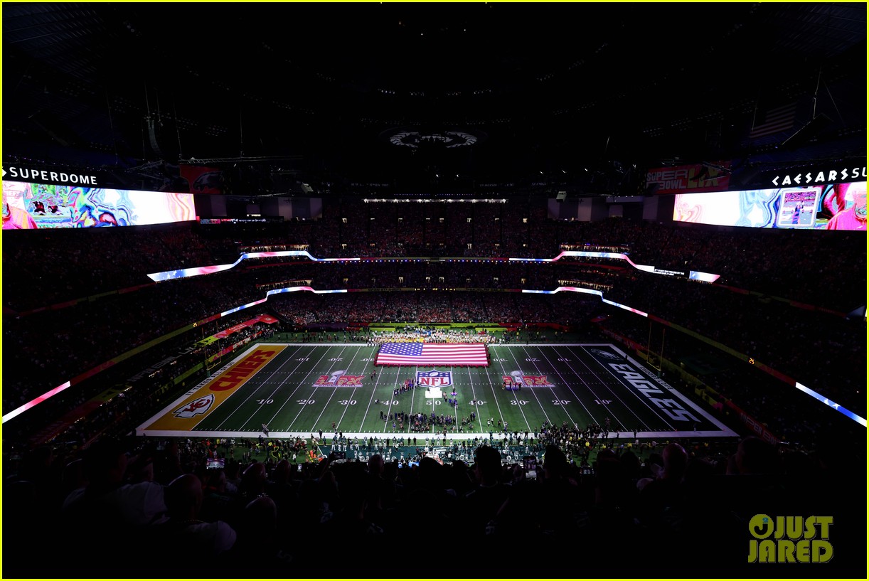 Jon Batiste Gives Rousing Rendition of National Anthem at Super Bowl ...
