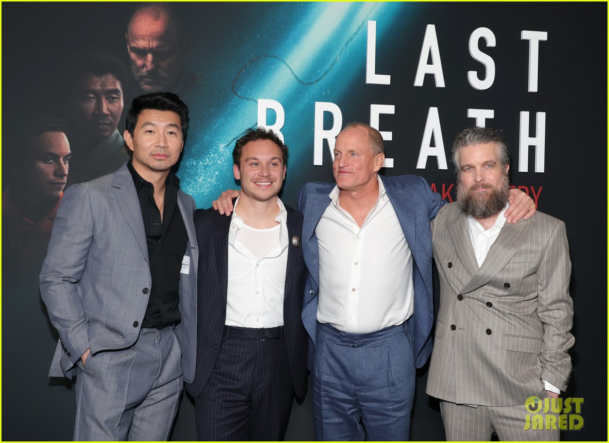 Simu Liu, Finn Cole, & Woody Harrelson Step Out for 'Last Breath ...