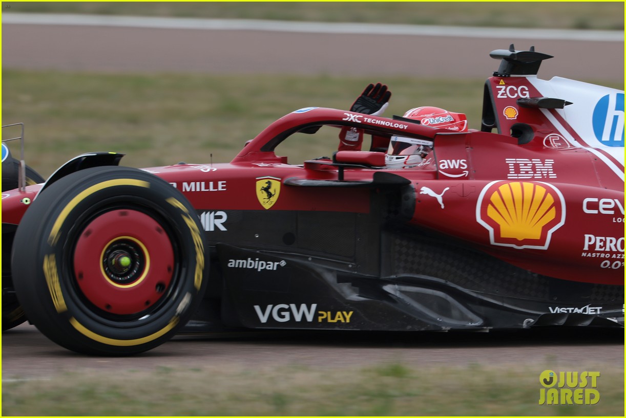 Ferrari's Lewis Hamilton & Charles Leclerc Hit the Track In SF-25 For ...