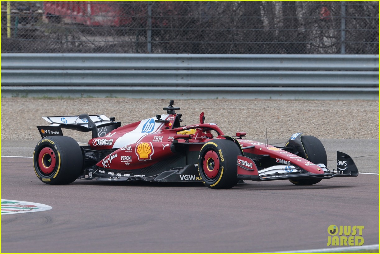Ferrari's Lewis Hamilton & Charles Leclerc Hit the Track In SF-25 For First Time, Hours After ...