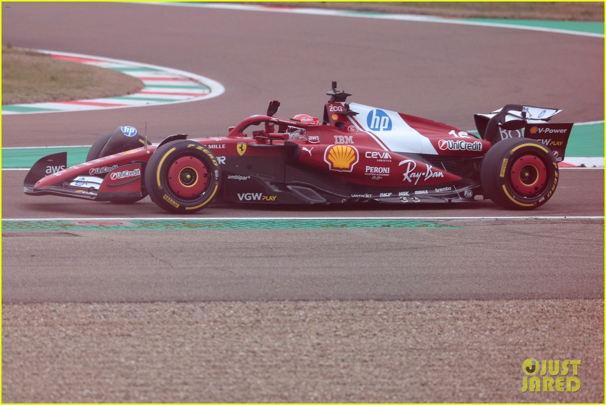 Ferrari's Lewis Hamilton & Charles Leclerc Hit the Track In SF-25 For First Time, Hours After ...