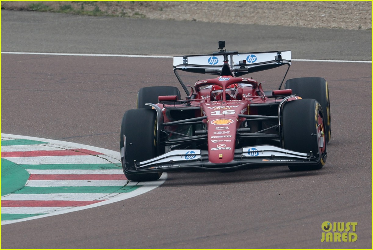 Ferrari's Lewis Hamilton & Charles Leclerc Hit the Track In SF-25 For ...