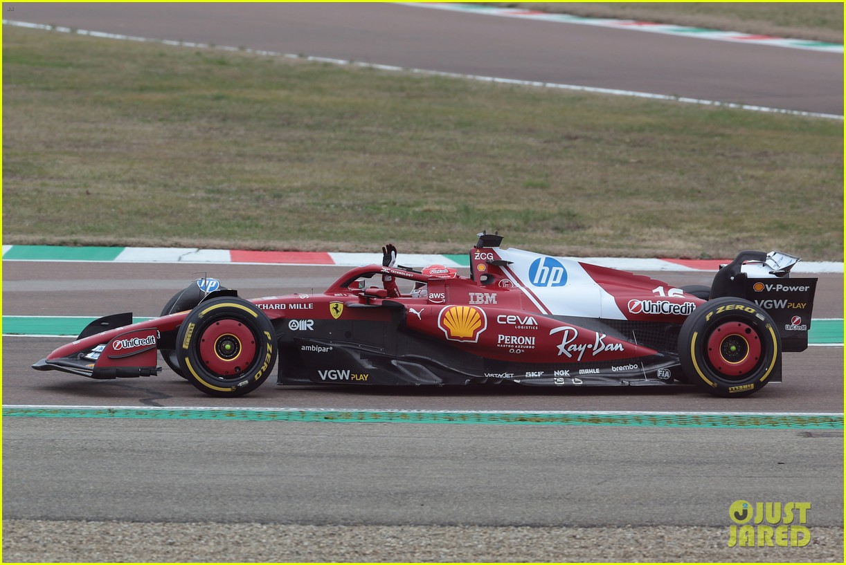 Ferrari's Lewis Hamilton & Charles Leclerc Hit the Track In SF-25 For First Time, Hours After ...