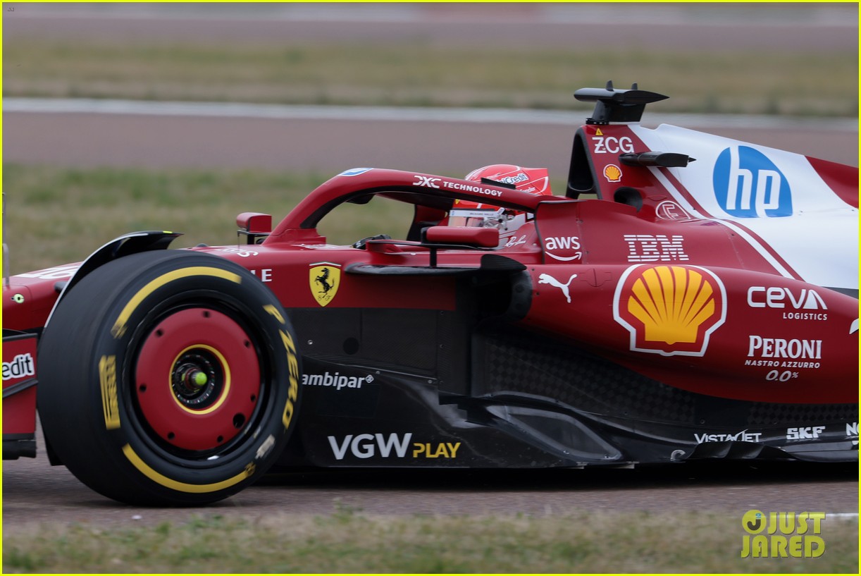 Ferrari's Lewis Hamilton & Charles Leclerc Hit the Track In SF-25 For First Time, Hours After ...